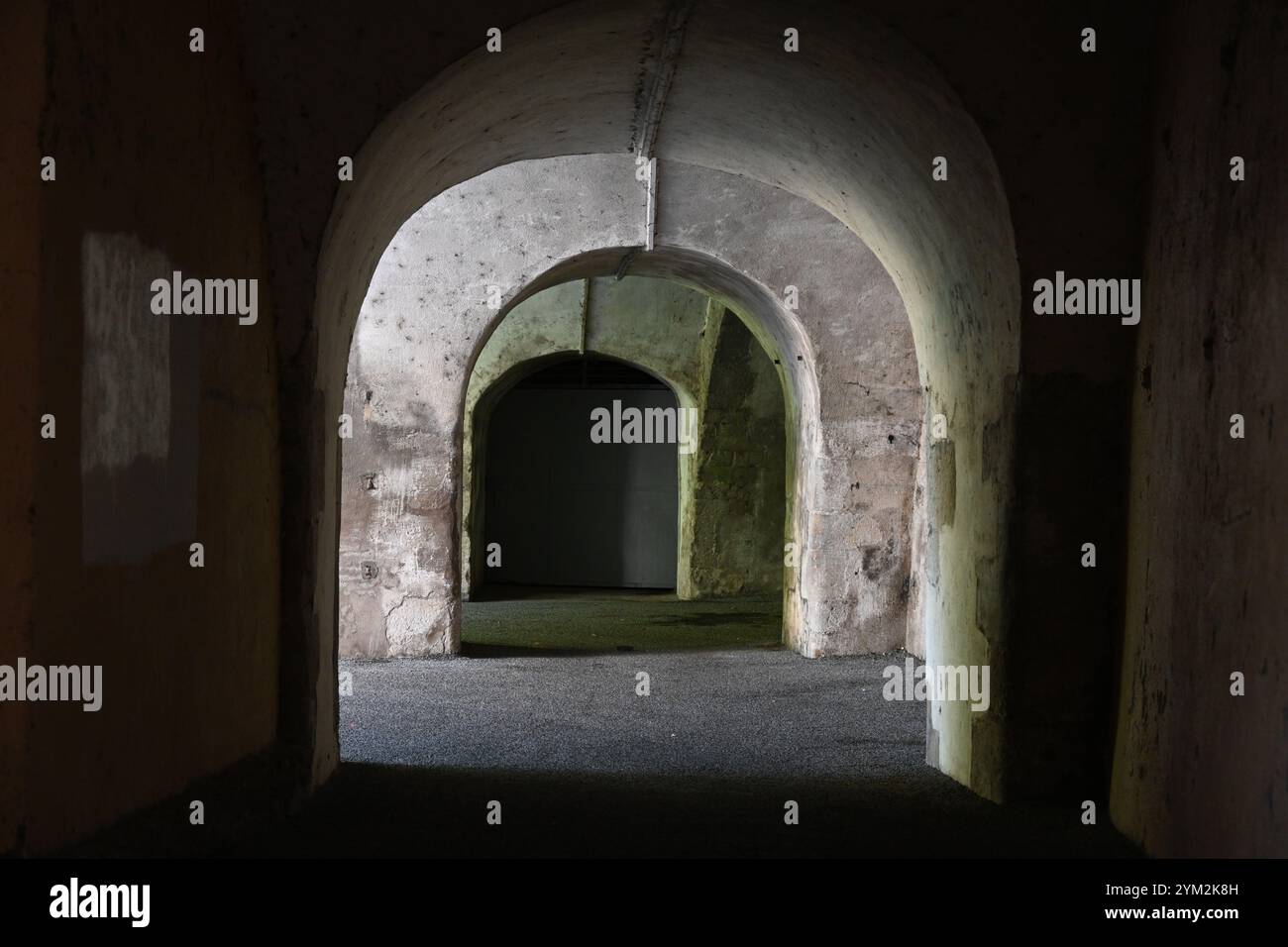 Dingy Underground Passage, Passageway, Vaulted Alley or Arched Alleyway ...