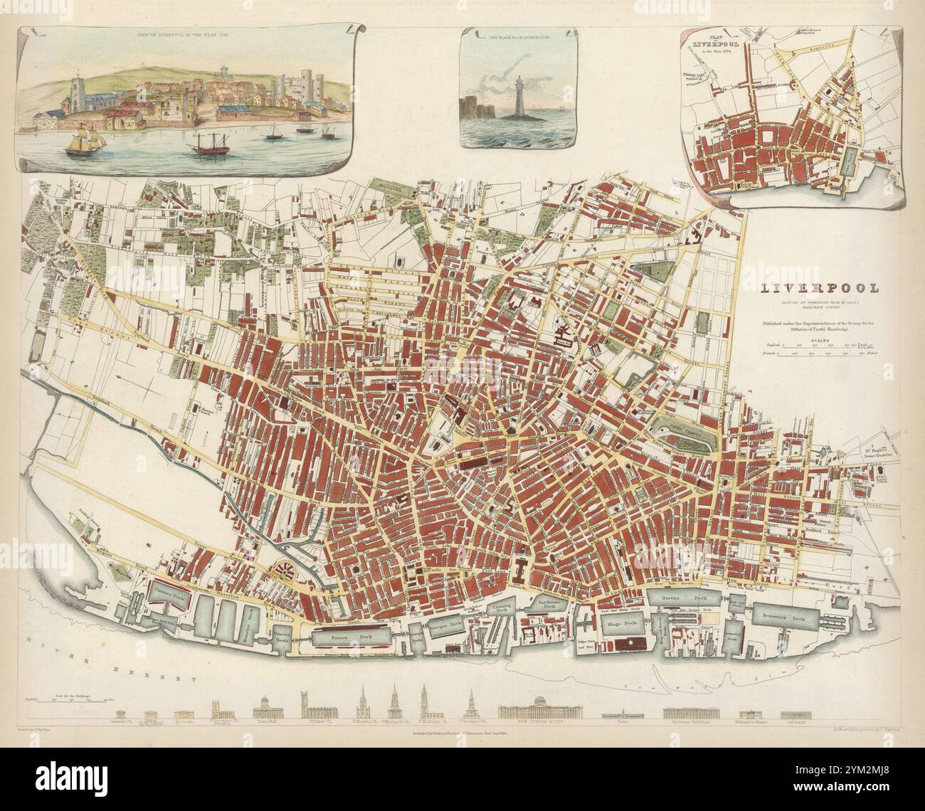 Map of liverpool hi-res stock photography and images - Alamy