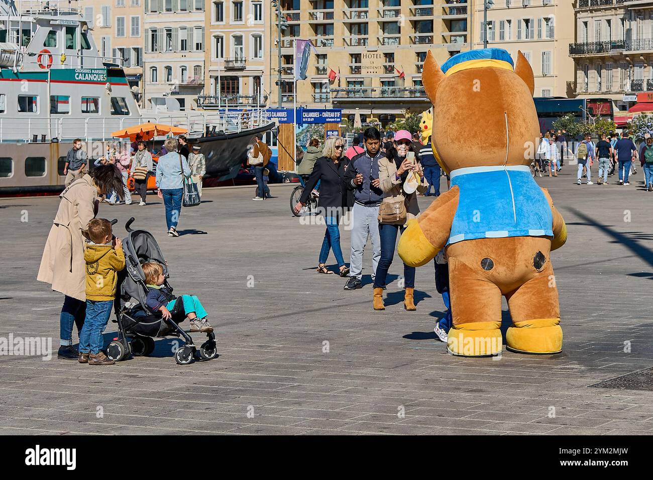 Marseille. France - November 20,2024: Lively scene at Marseille's Old ...