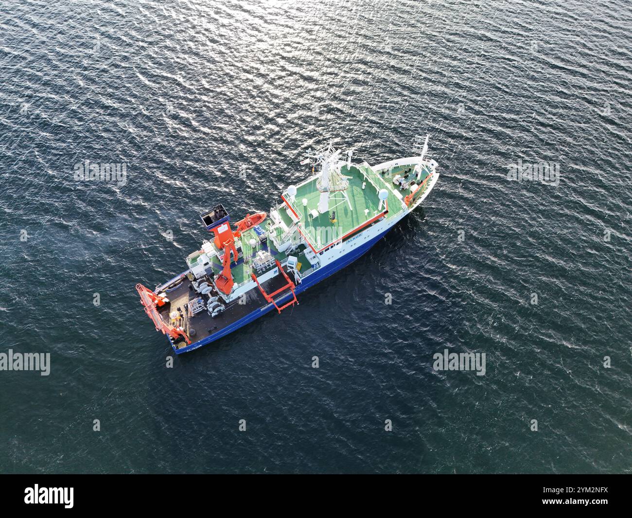 20 November 2024, Schleswig-Holstein, Kiel: The research vessel "Alkor ...