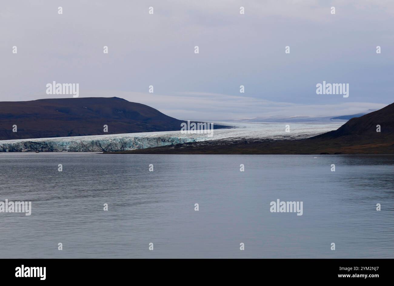 View of the polar ice cap of Svalbard Islands Stock Photo - Alamy