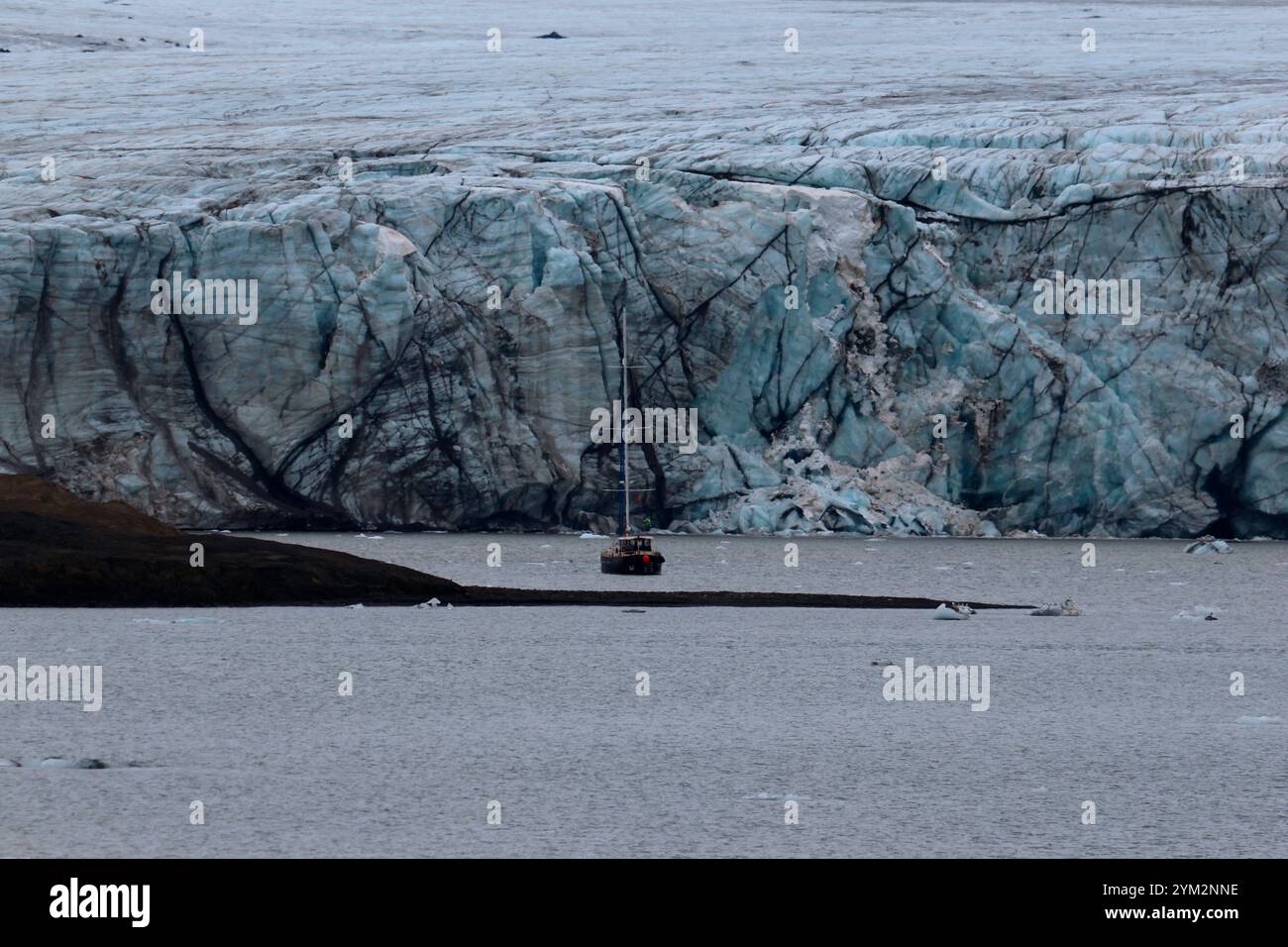 View of the polar ice cap of Svalbard Islands Stock Photo - Alamy