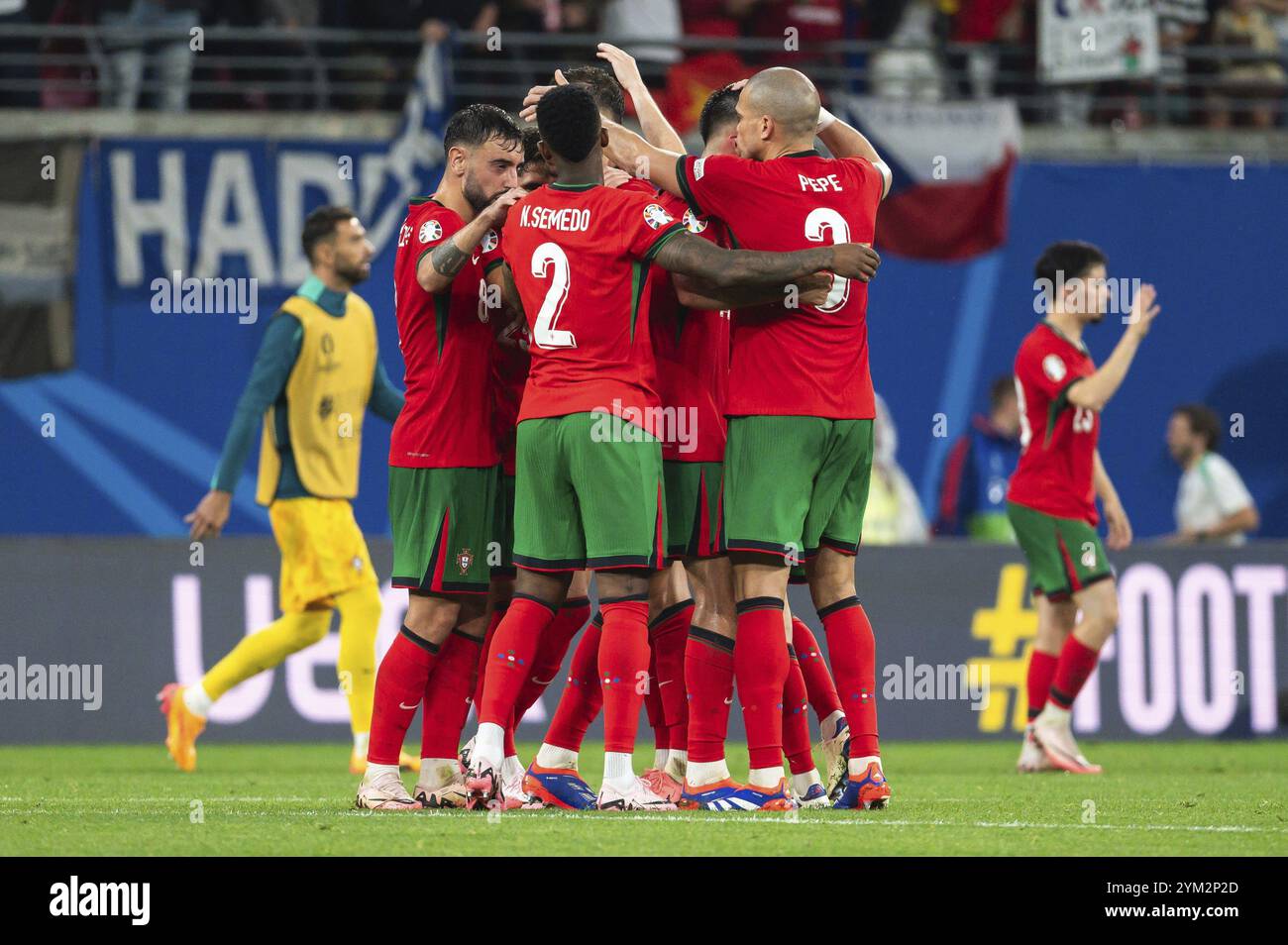 LEIPZIG, GERMANY - JUNE 18, 2024: Euro 2024 Groupe F match Portugal vs ...