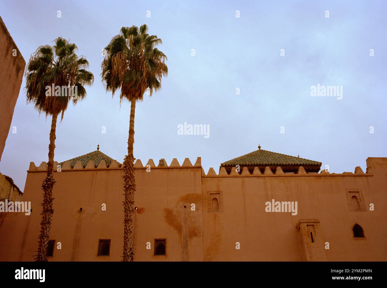 The ancient historical Saadian Tombs in the Kasbah Quarter of Marrakesh ...