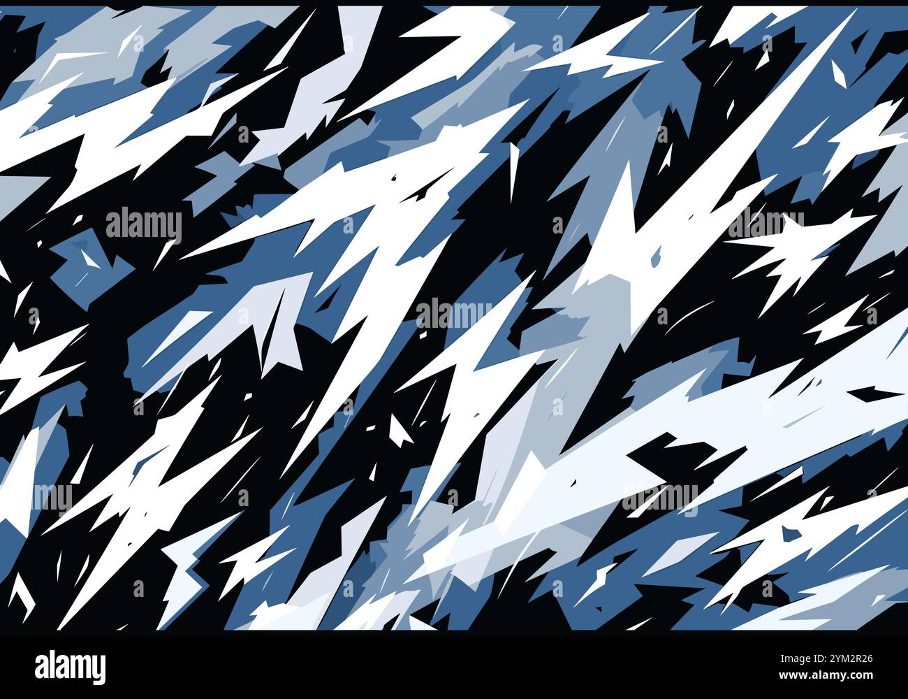 abstract black and white lightning vector with lightning bolts Stock ...