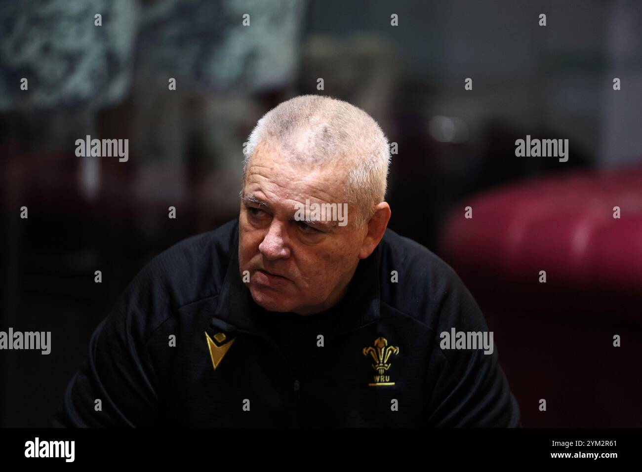 Cardiff, UK. 20th Nov, 2024. Warren Gatland, the head coach of Wales ...