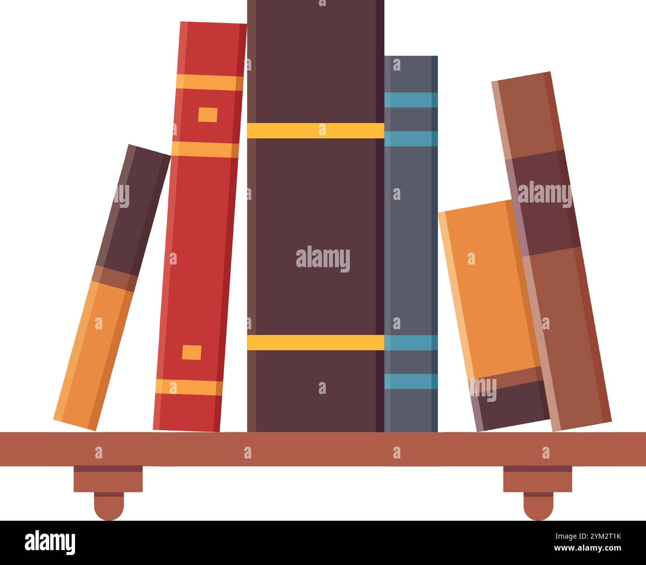 Small wooden shelf Stock Vector Images - Alamy