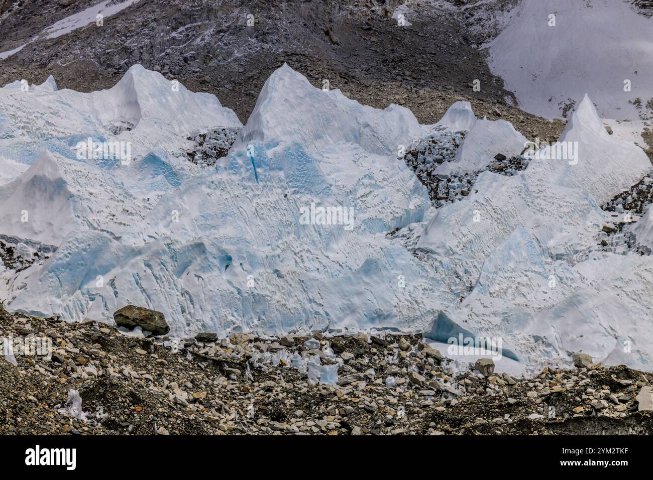 Everest Base Camp trek mountains beautiful landscape. View of Gokyo Ri ...