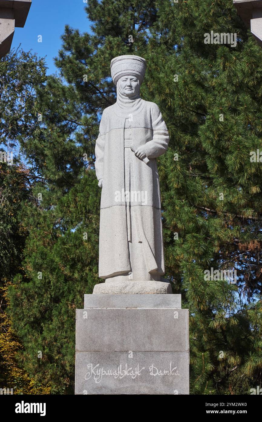 Monument of Kurmanjan Datka, Kyrgyz stateswoman and military leader ...