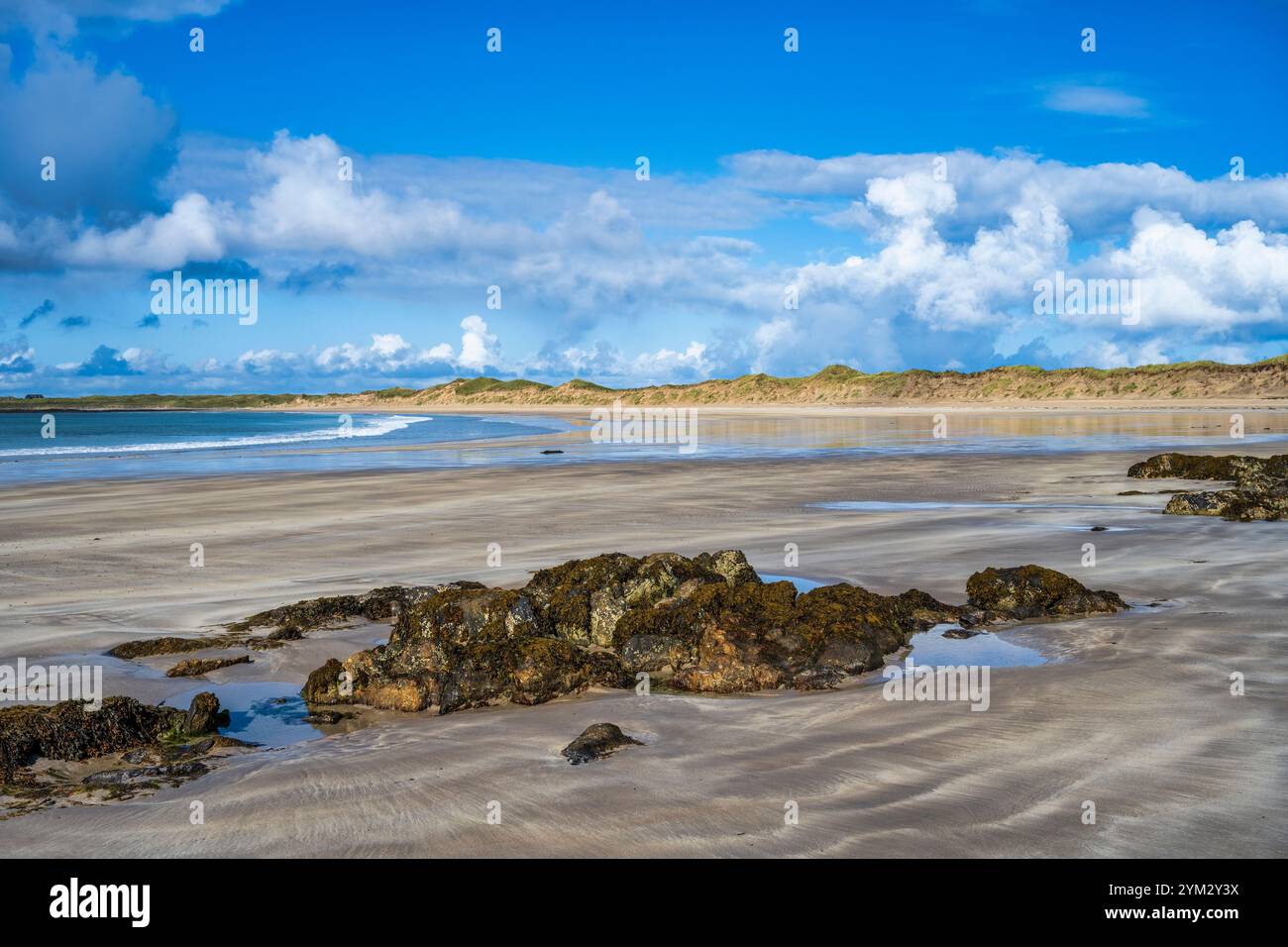 Crossapol beach on Isle of Coll, Inner Hebrides, Scotland, UK Stock ...