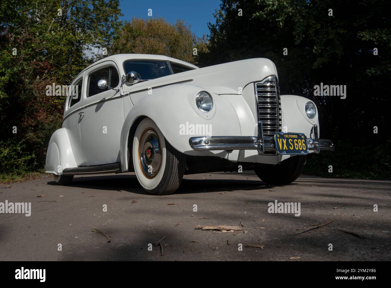 1940 Ford hot road, customised classic American car Stock Photo - Alamy