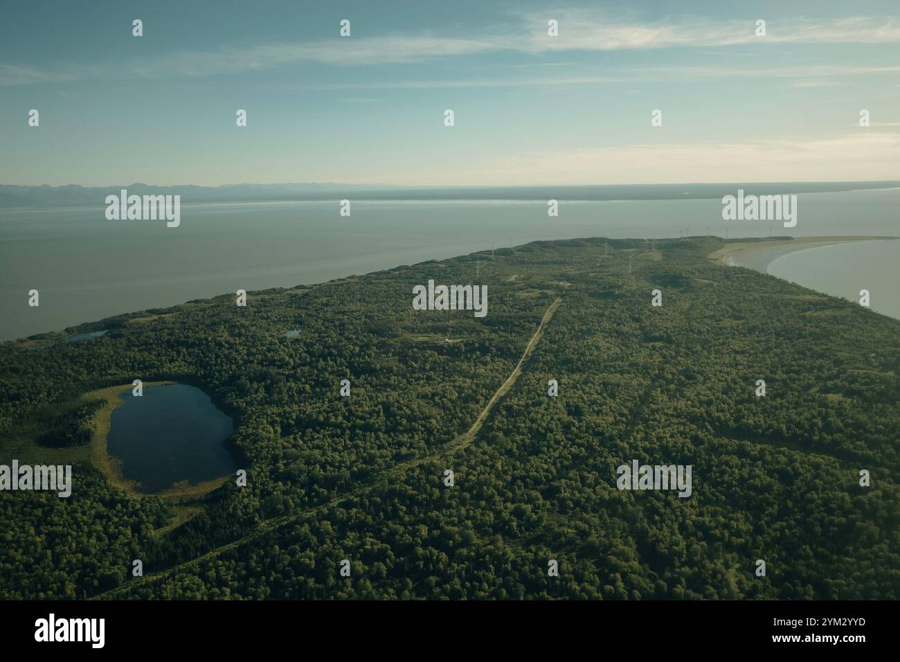 aerial view of alaksa island fire . High quality photo Stock Photo - Alamy