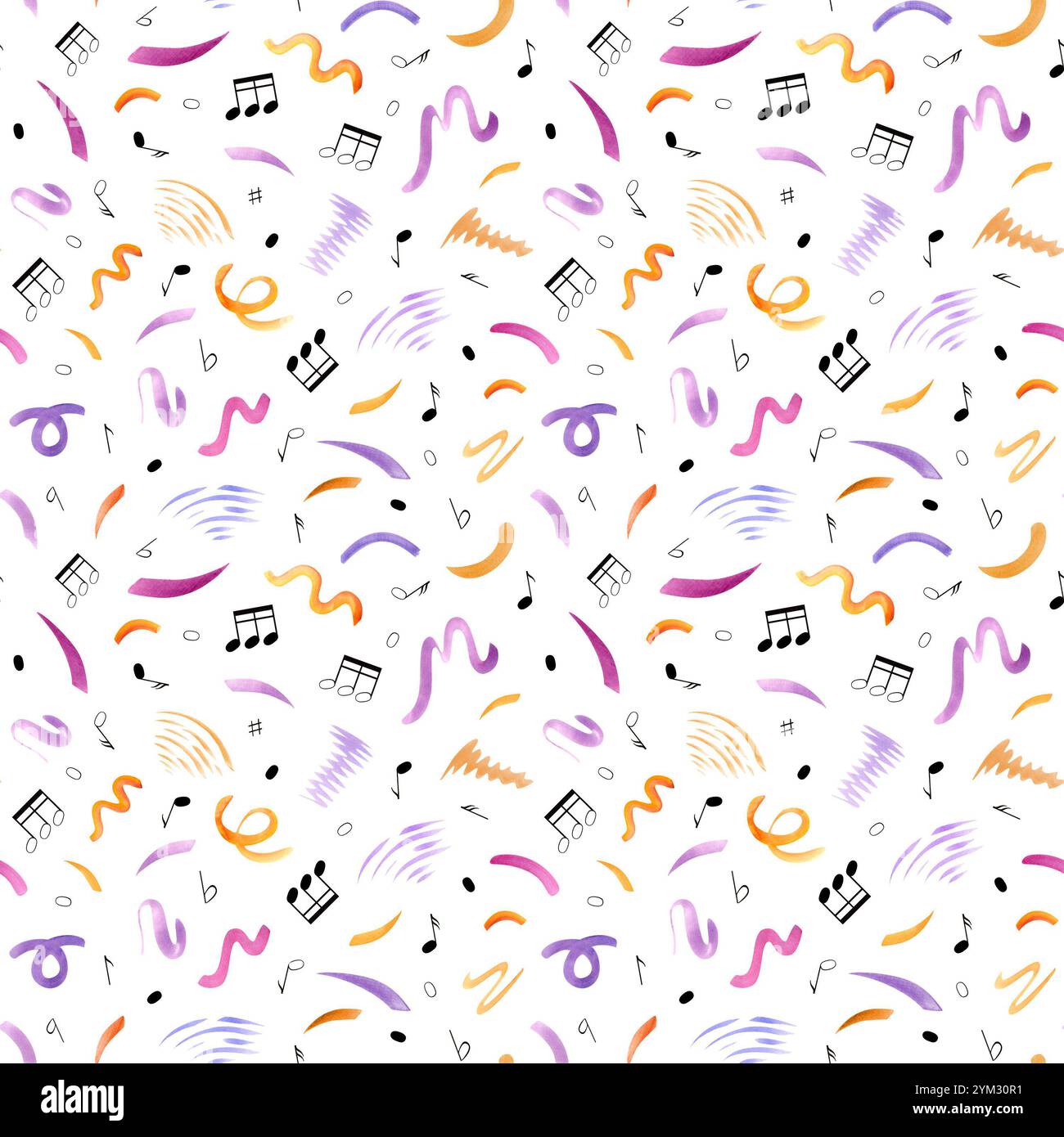 Wavy doodle irregular line Cut Out Stock Images & Pictures - Alamy