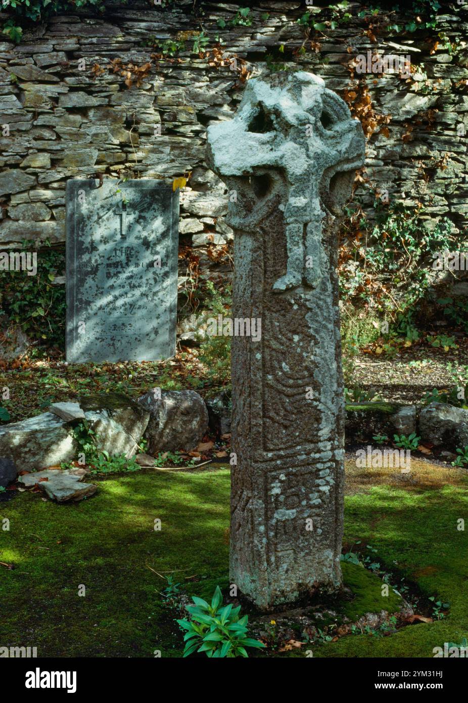 Lanherne Cross, St Mawgan, Cornwall, England, UK: a C10th/11th four ...