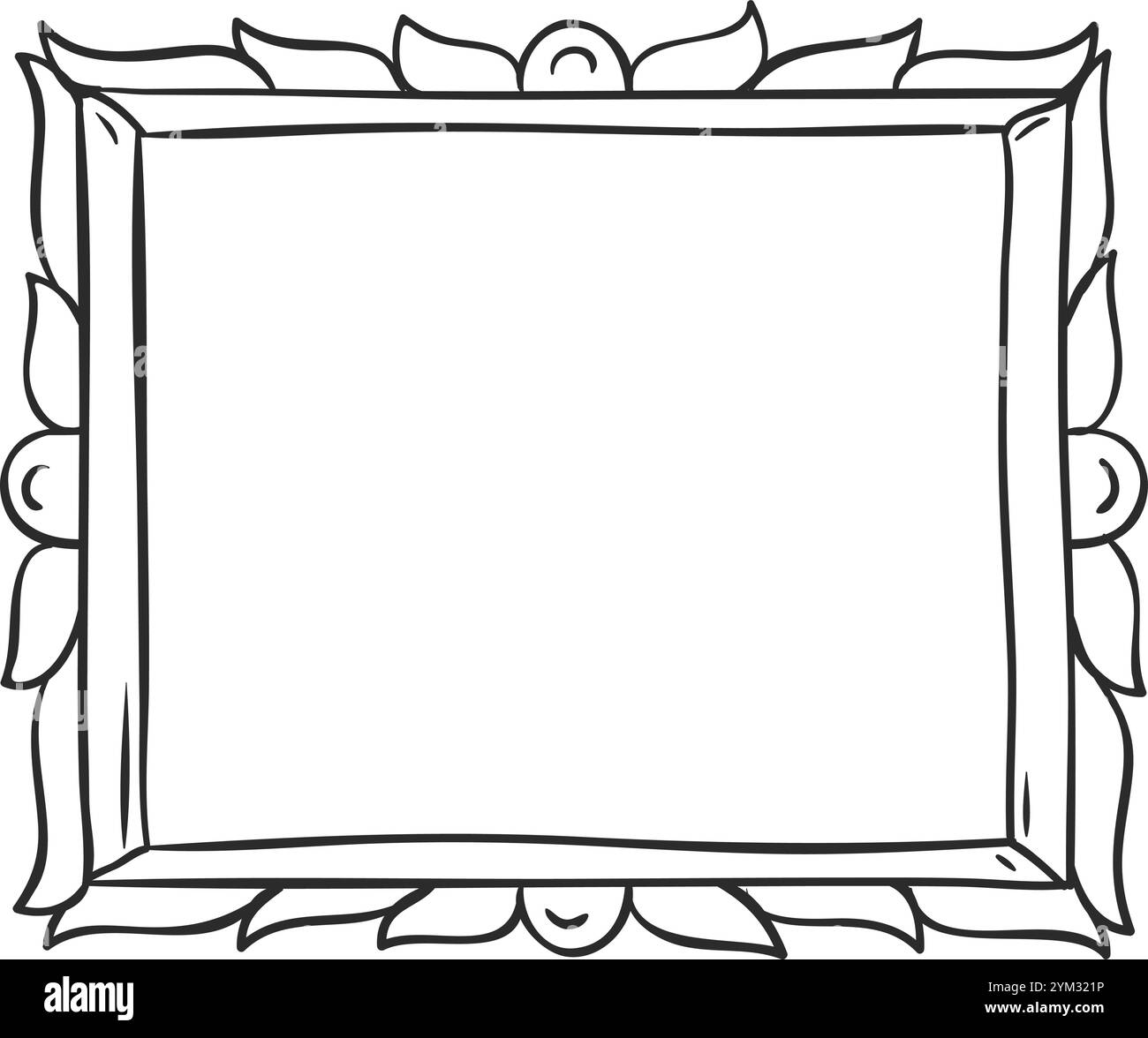 Stylized decorations Black and White Stock Photos & Images - Alamy