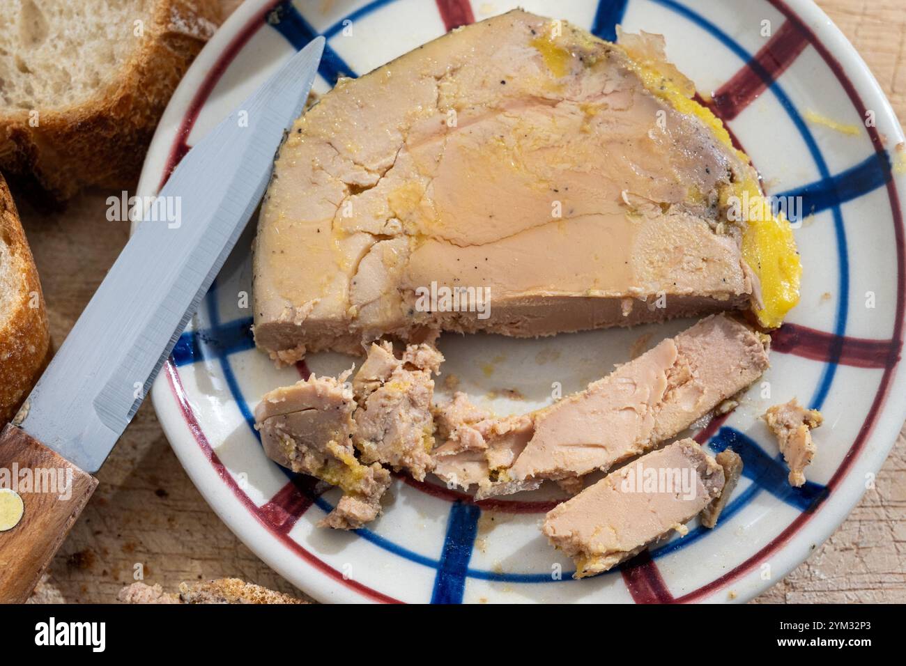 Starter dish Foie gras fat liver specialty food product made of liver of a duck or goose ...