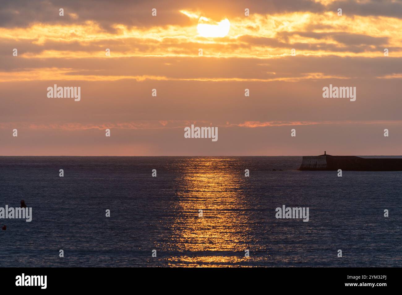 Ciboure and Saint-Jean-de-Luz bay and sandy beach on Basque coast on ...