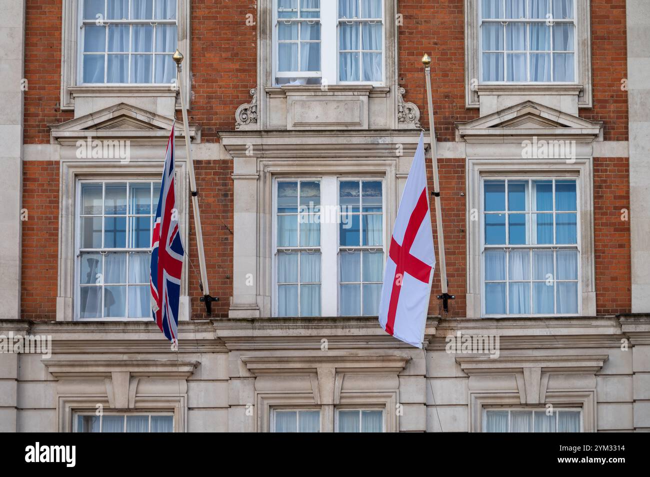 National flag of England, constituent country of United Kingdom ...