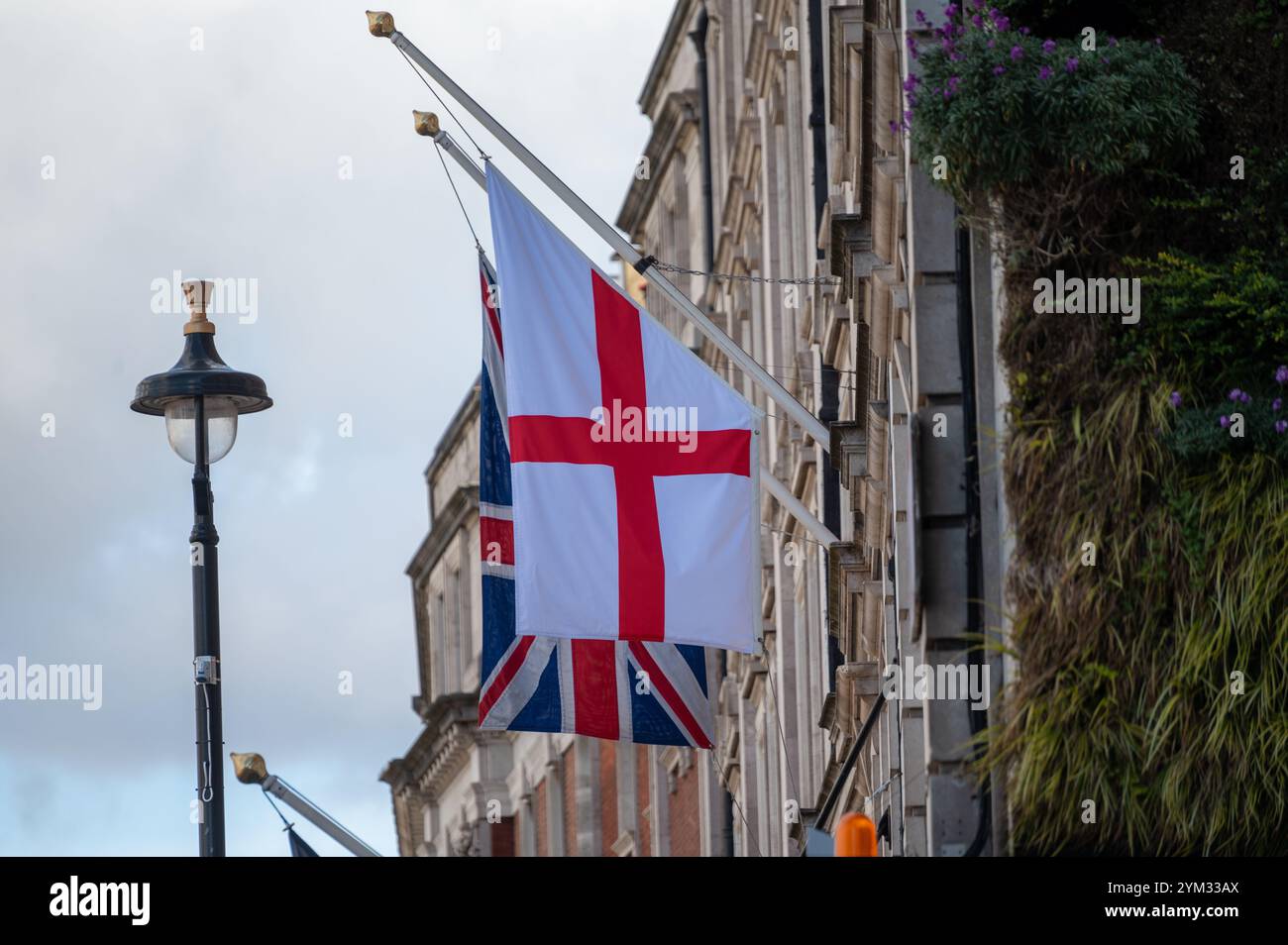 National flag of England, constituent country of United Kingdom ...