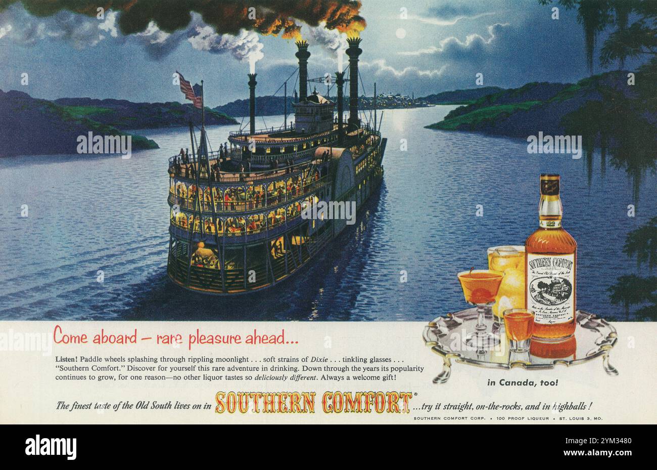 Southern comfort poster hi-res stock photography and images - Alamy