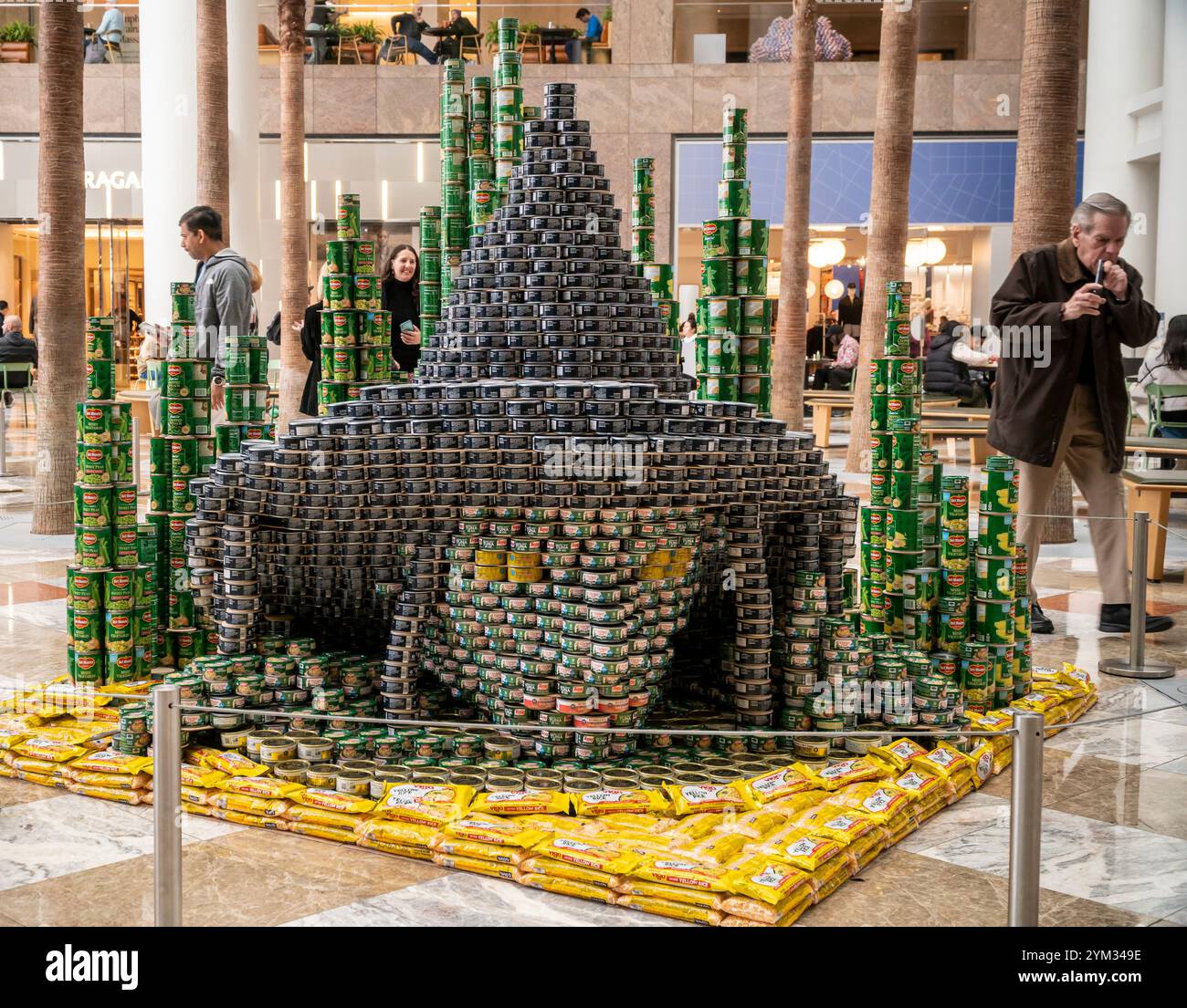 Visitors view Ding-Dong, Hungers Dead by Gensler at the annual ...