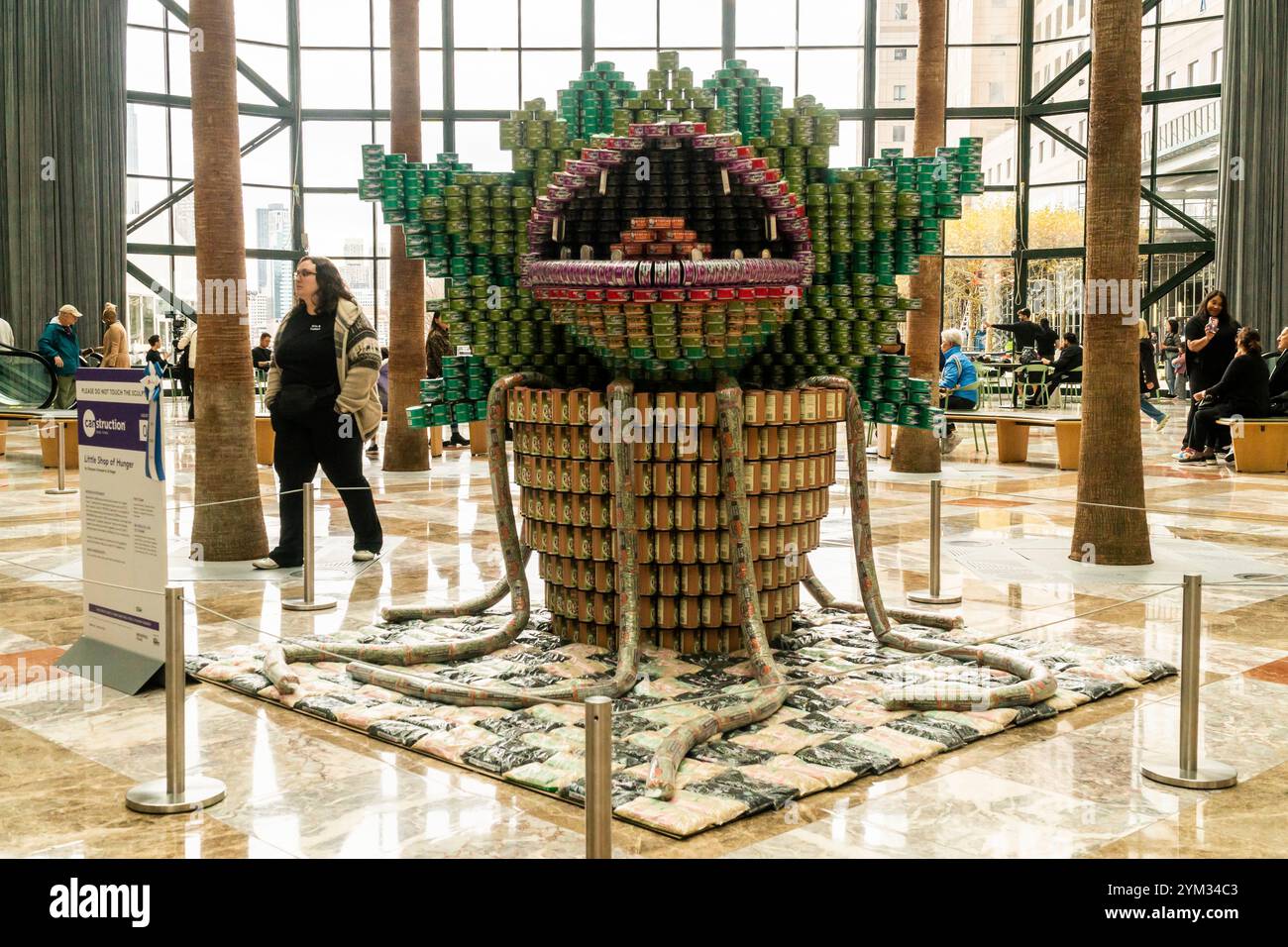 Visitors view Little Shop of Hunger by Simpson Gumpertz + Heyer at the ...