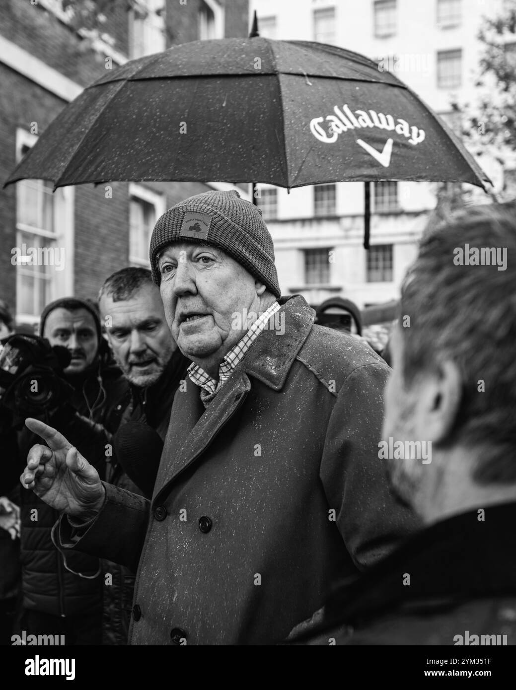 Farming industry protest Black and White Stock Photos & Images - Alamy