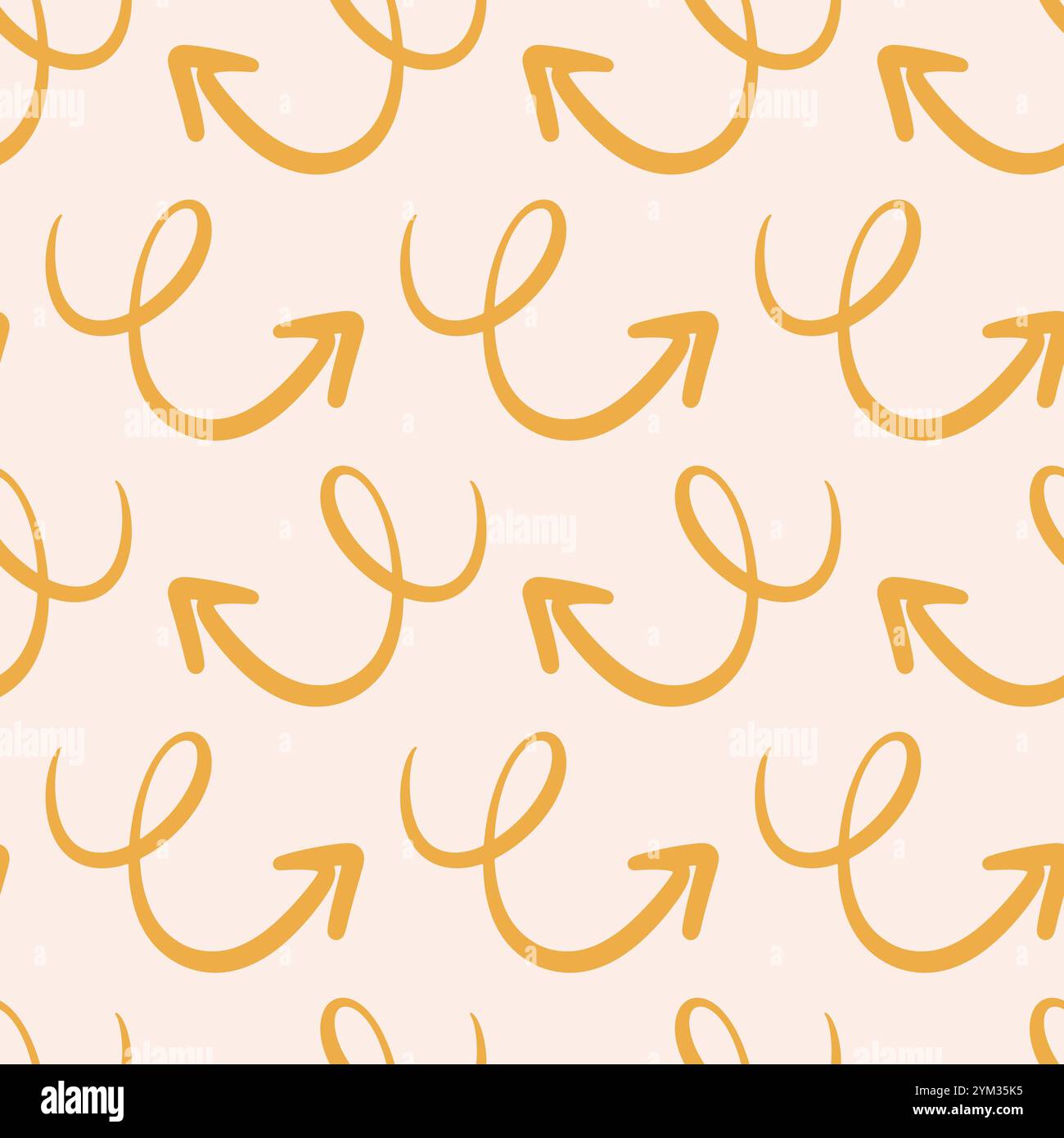 Scrapbook Arrows Seamless Pattern Cute Background Stock Vector Image ...