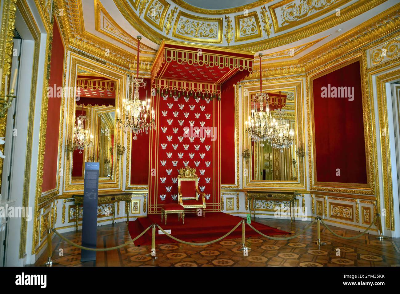 The Throne Room, Royal Castle, Zamek Królewski, Warsaw, Poland, Europe ...