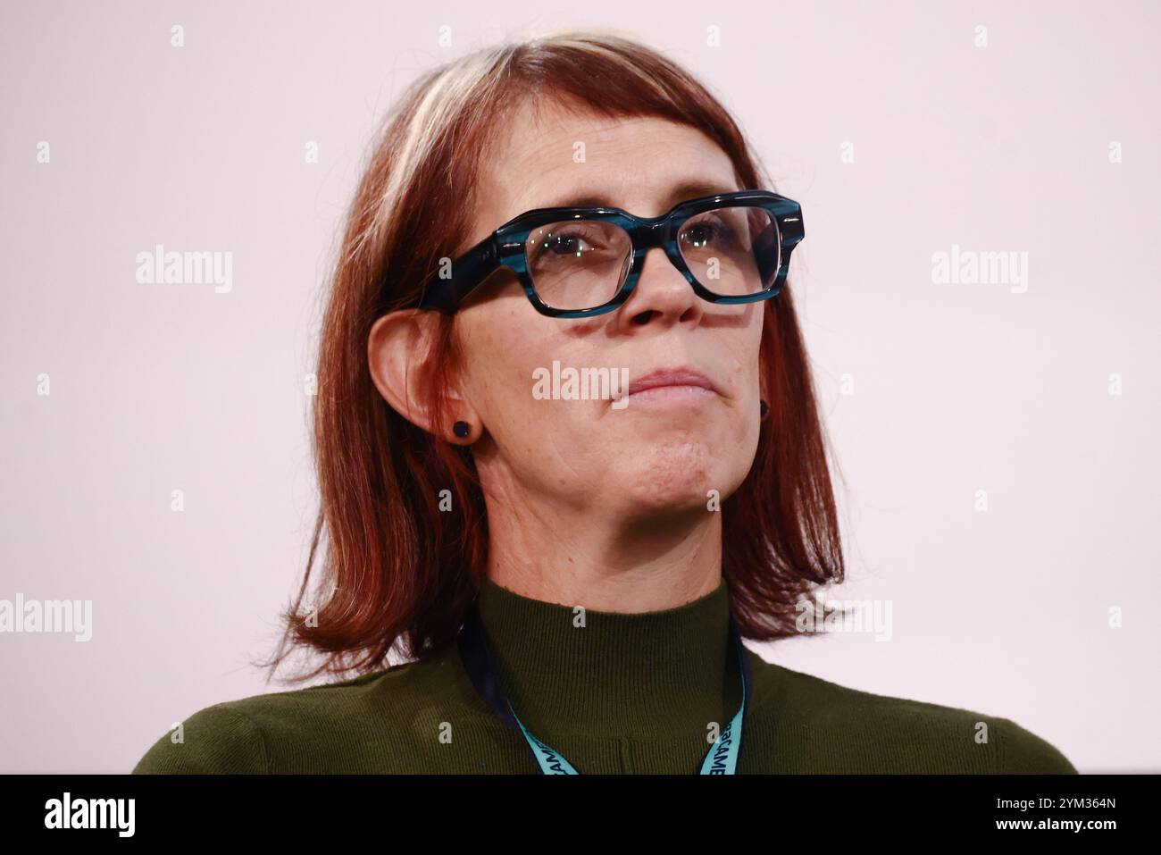 Cinematographer Bianca Cline attend the discussion after the world ...