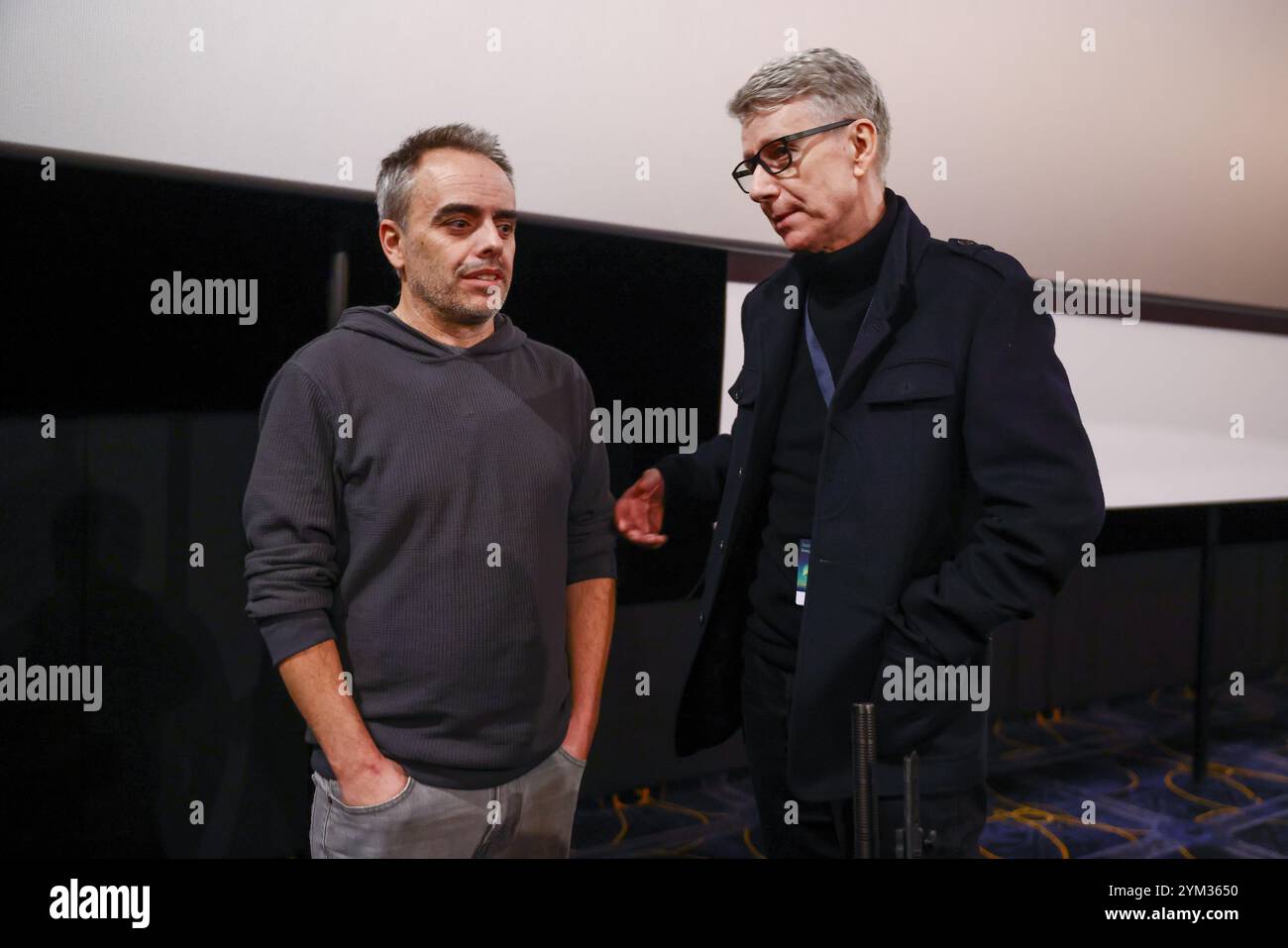 Director Joel Souza and Marek Zydowicz, the CEO and founder of Energa ...
