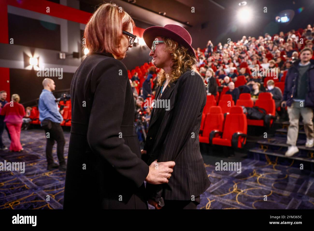 Cinematographer Bianca Cline and Rachel Mason, a friend of Halyna ...