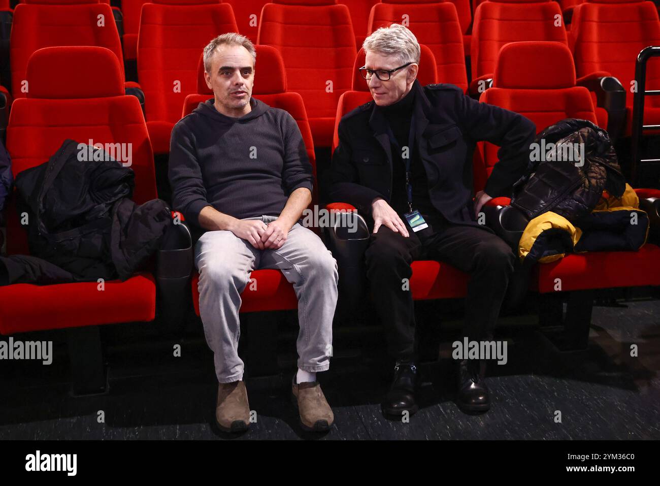 Director Joel Souza and Marek Zydowicz, the CEO and founder of Energa ...