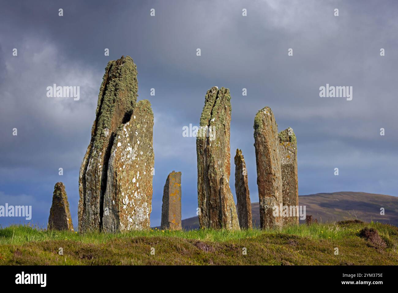 Ring of Brodgar / Brogar, Neolithic henge and stone circle of standing ...