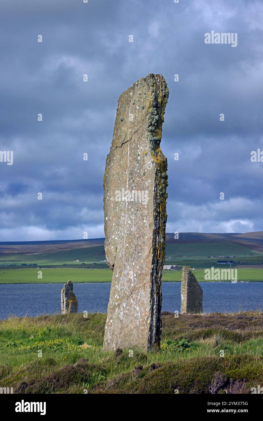 Ring of Brodgar / Brogar, Neolithic henge and stone circle of standing ...
