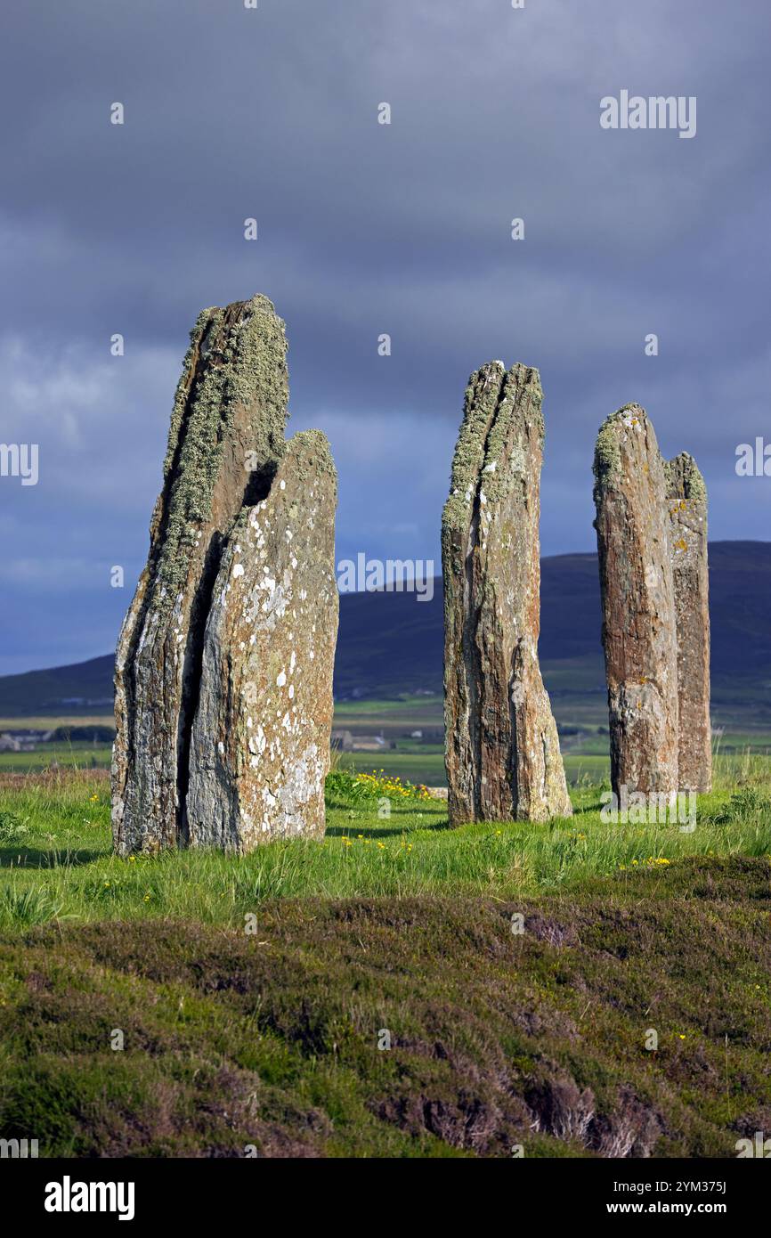 Ring of Brodgar / Brogar, Neolithic henge and stone circle of standing ...