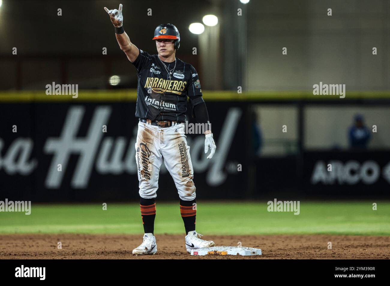 HERMOSILLO, MEXICO - NOVEMBER 19: Jose Cardona of the Naranjeros de ...