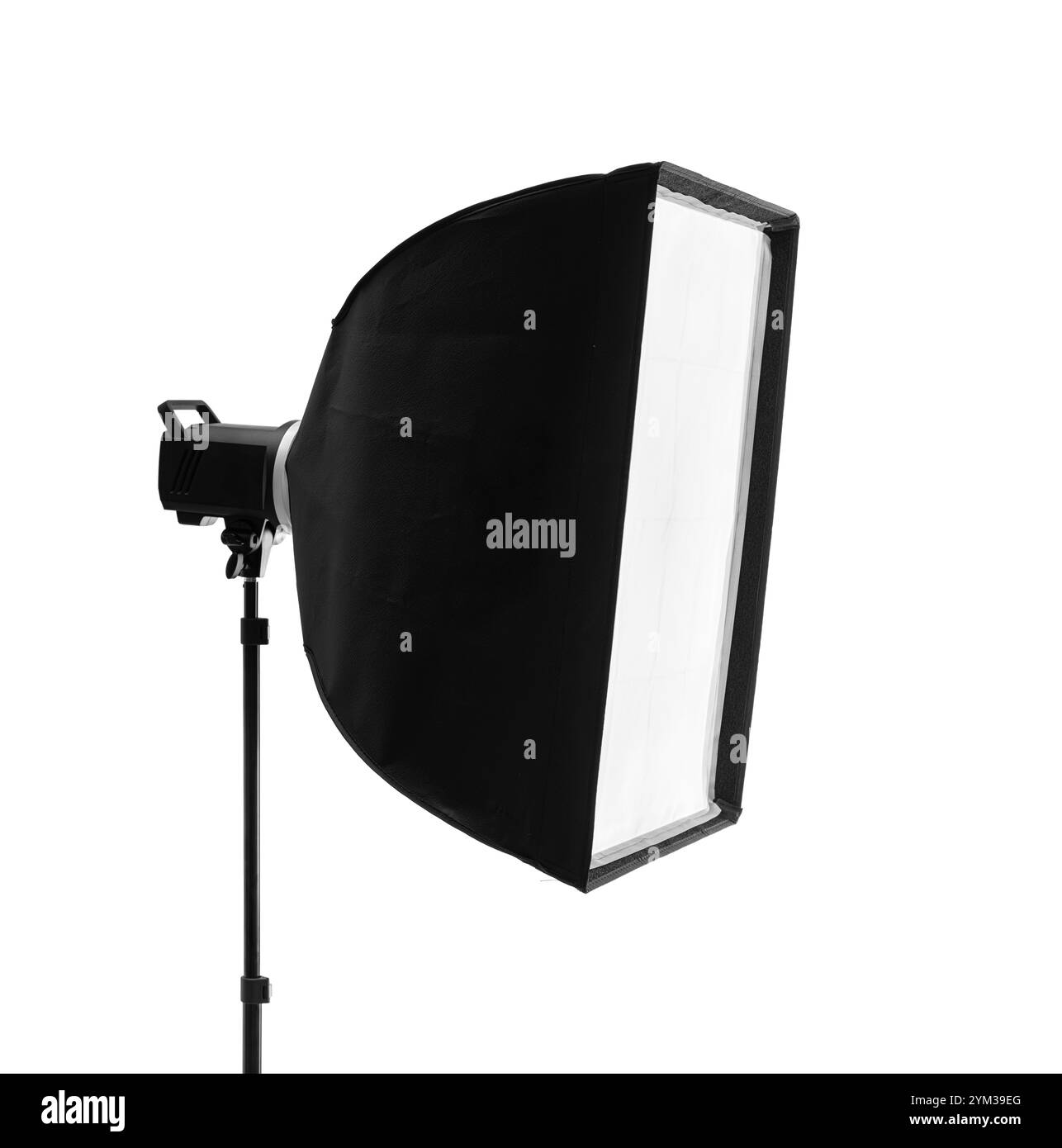 Softbox and monoblock isolated Stock Photo - Alamy