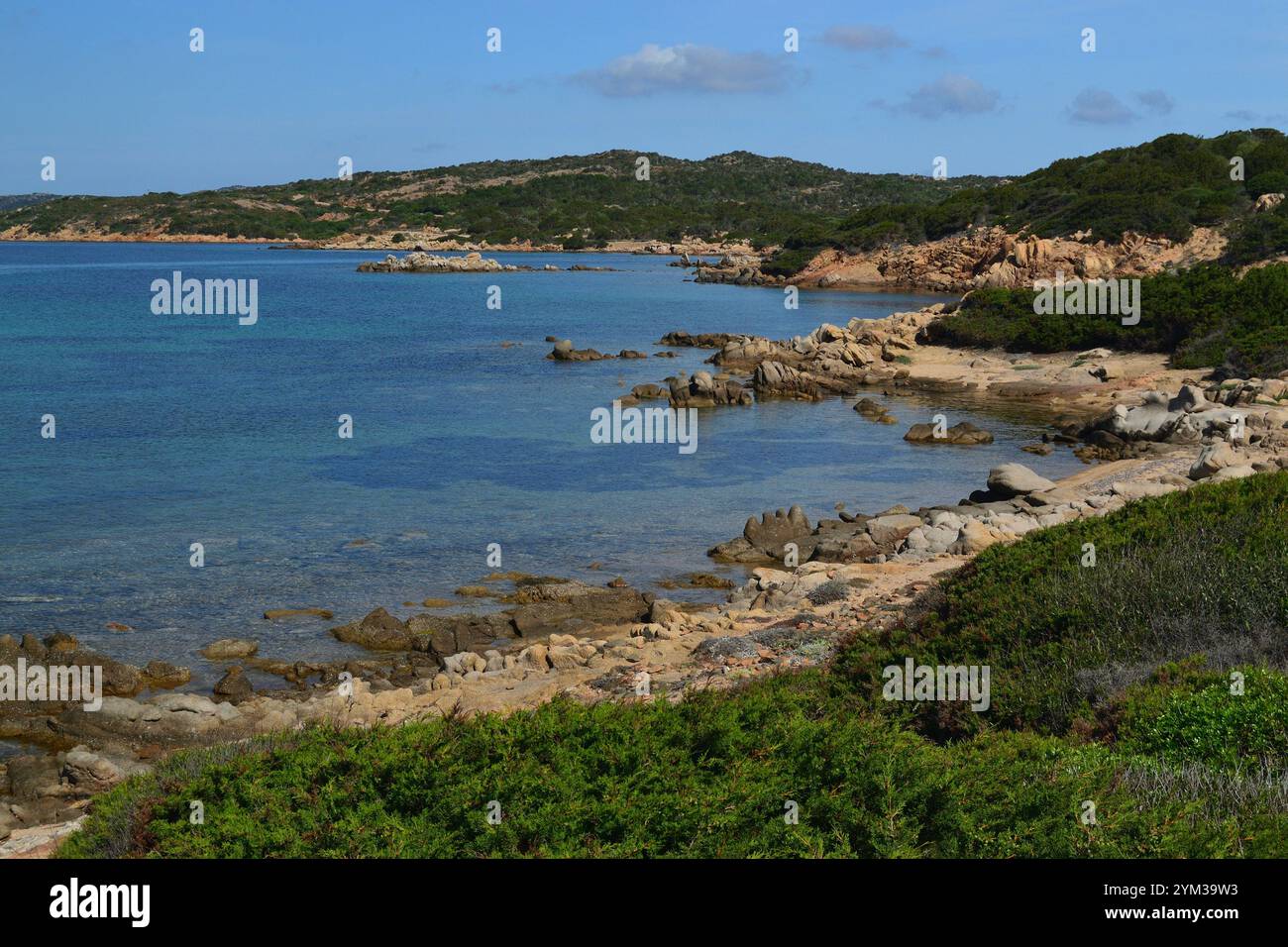 The coast of Punta Rossa Stock Photo - Alamy