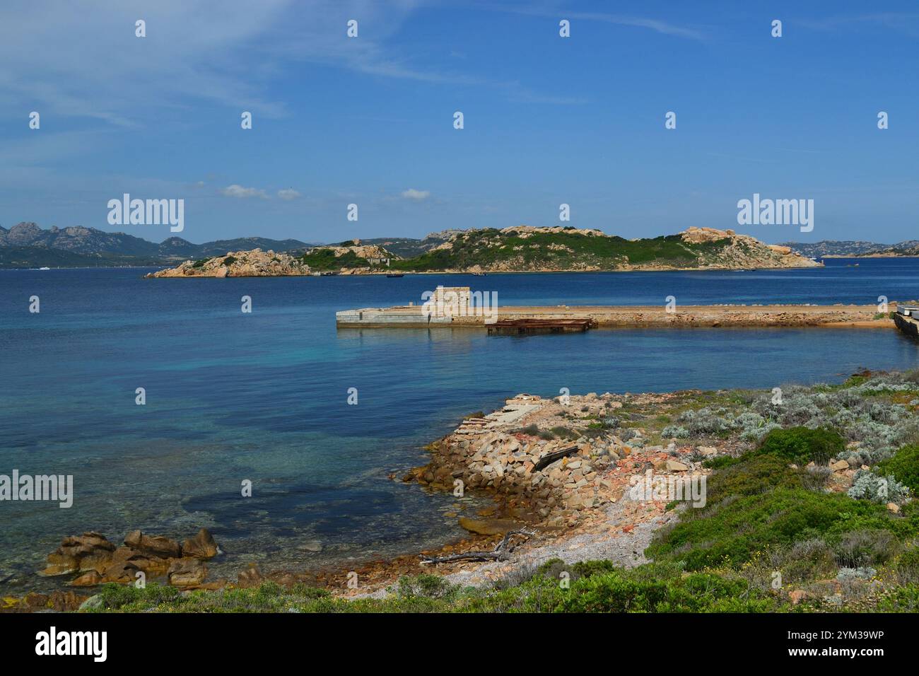 The coast of Punta Rossa Stock Photo - Alamy