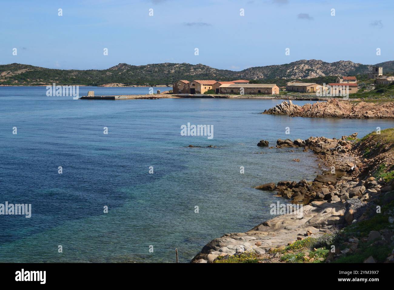 The coast of Punta Rossa Stock Photo - Alamy