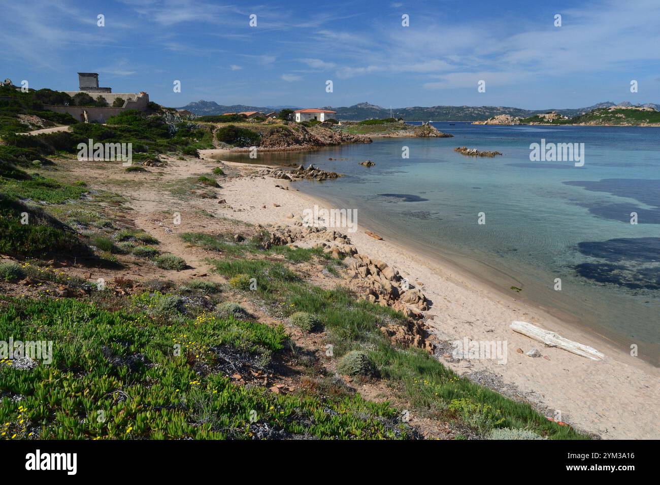 The coast of Punta Rossa Stock Photo - Alamy