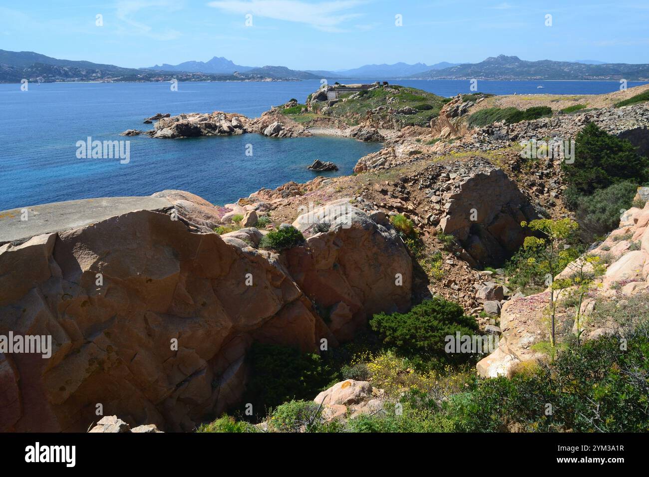 The coast of Punta Rossa Stock Photo - Alamy