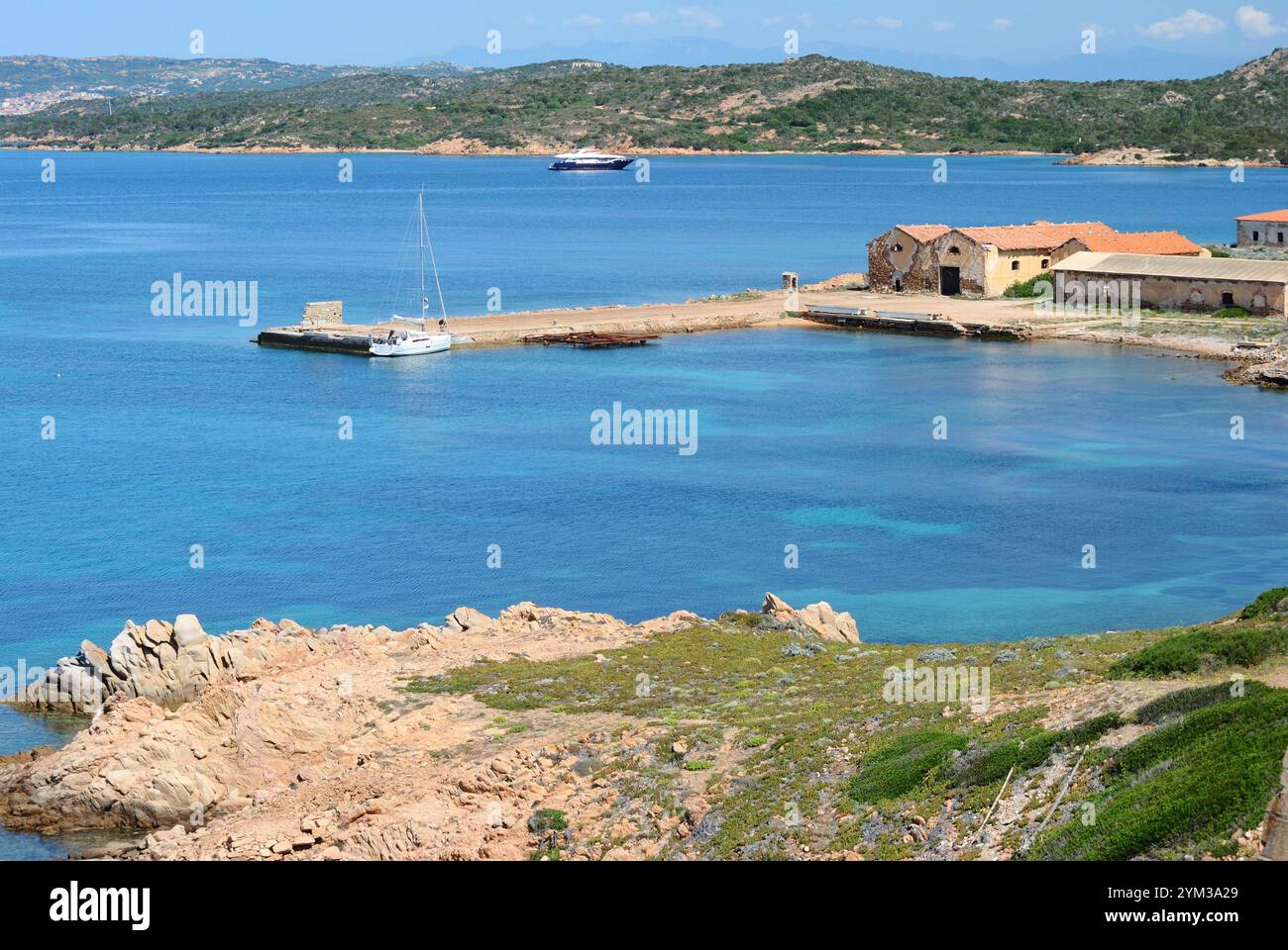 The coast of Punta Rossa Stock Photo - Alamy