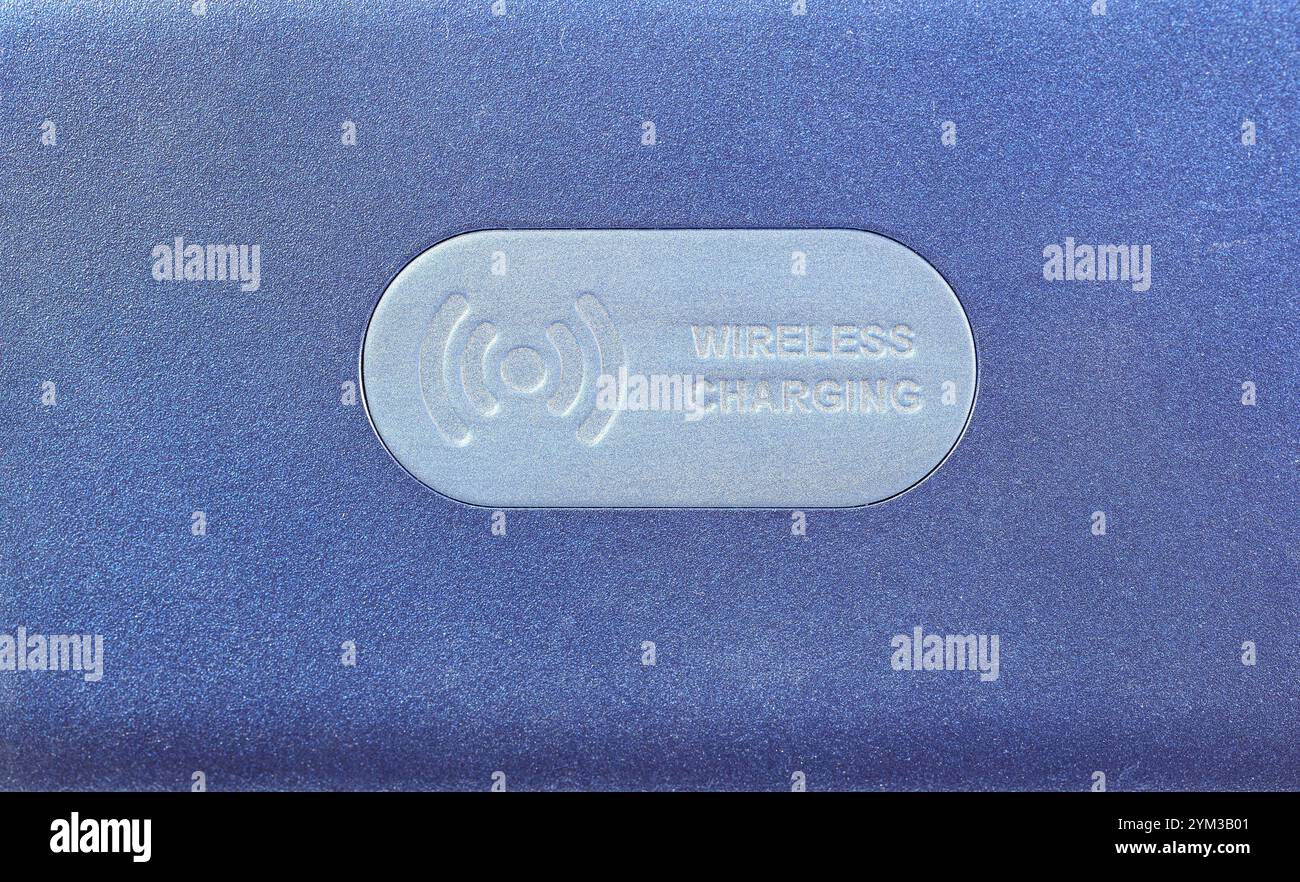 wireless charging mark or wireless charger icon for charging mobile ...