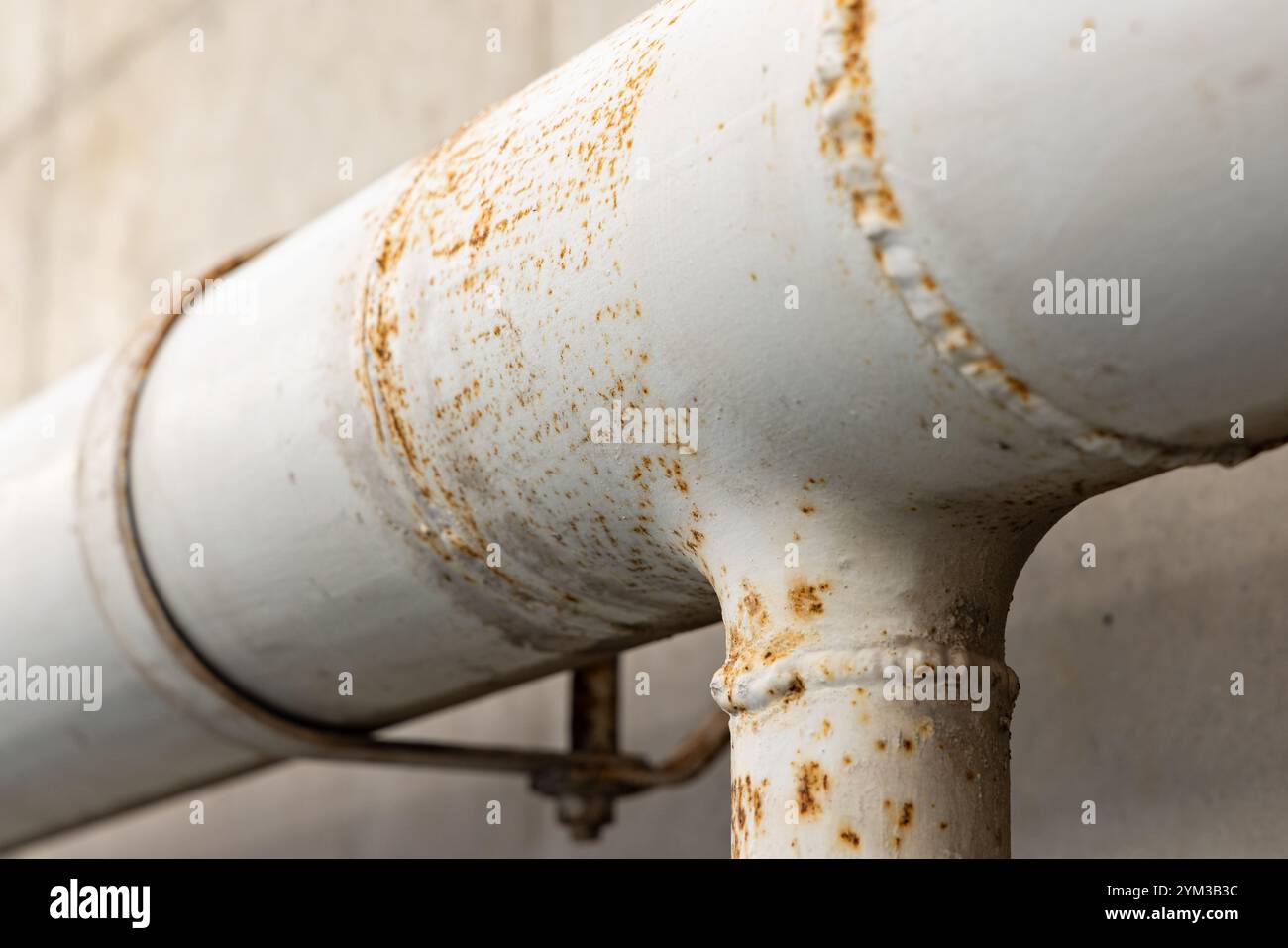 Rust of metals. Corrosion of metal. Rust and corrosion in the weld ...