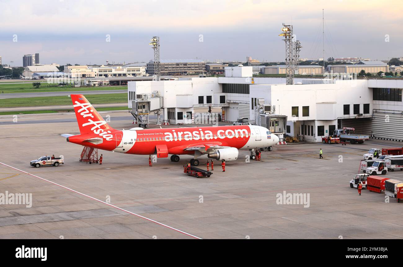 Airport baggage tug (baggage dolly transport) and Conveyor Belt, on ...