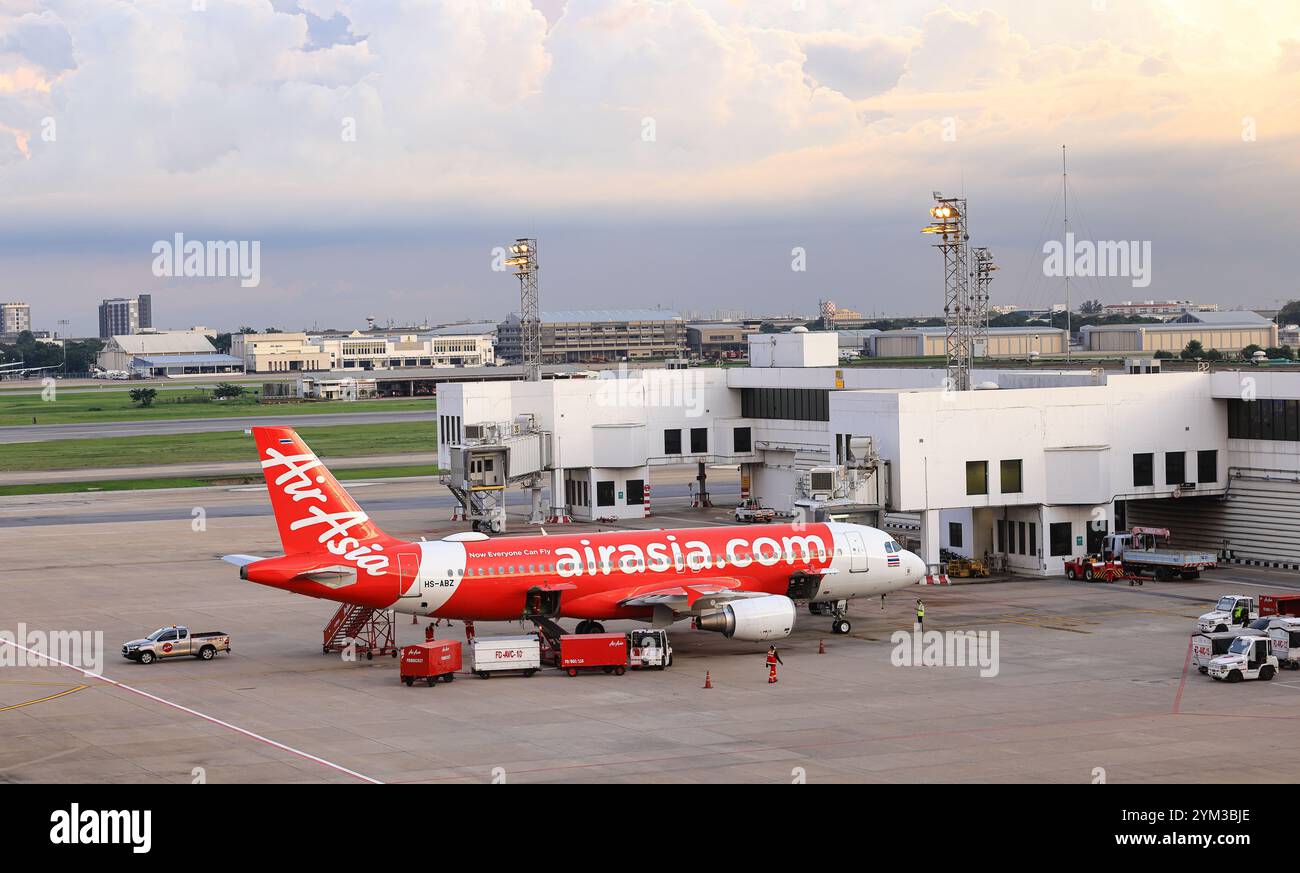 Airport baggage tug (baggage dolly transport) and Conveyor Belt, on ...