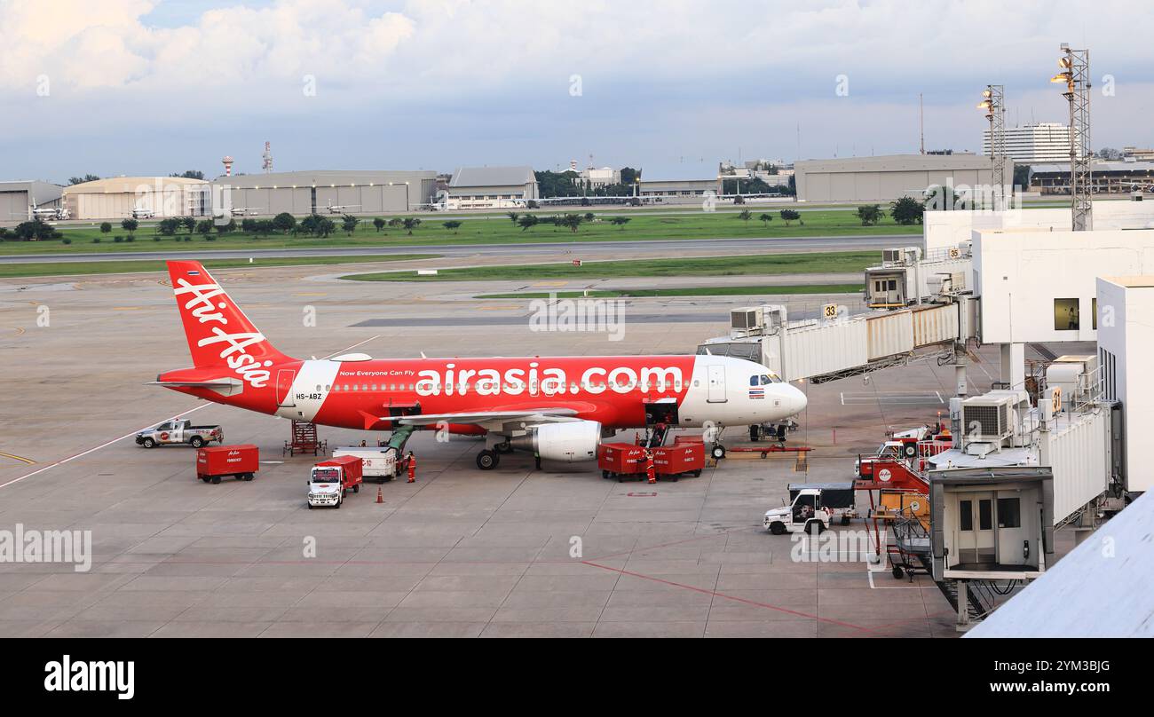 Airport baggage tug (baggage dolly transport) and Conveyor Belt, on ...