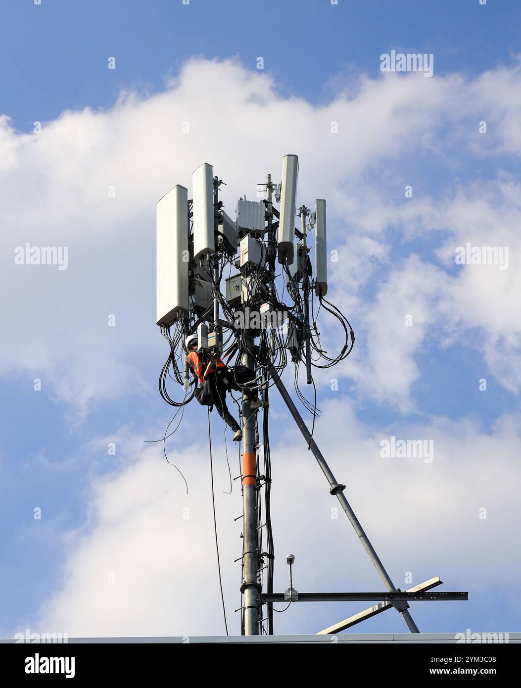 Maintenance industrial electrical pole hi-res stock photography and ...